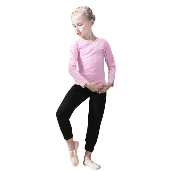 AHTJRT Girls Clothing Athletic Sets Long Sleeve V Neck Shirt Pants ...