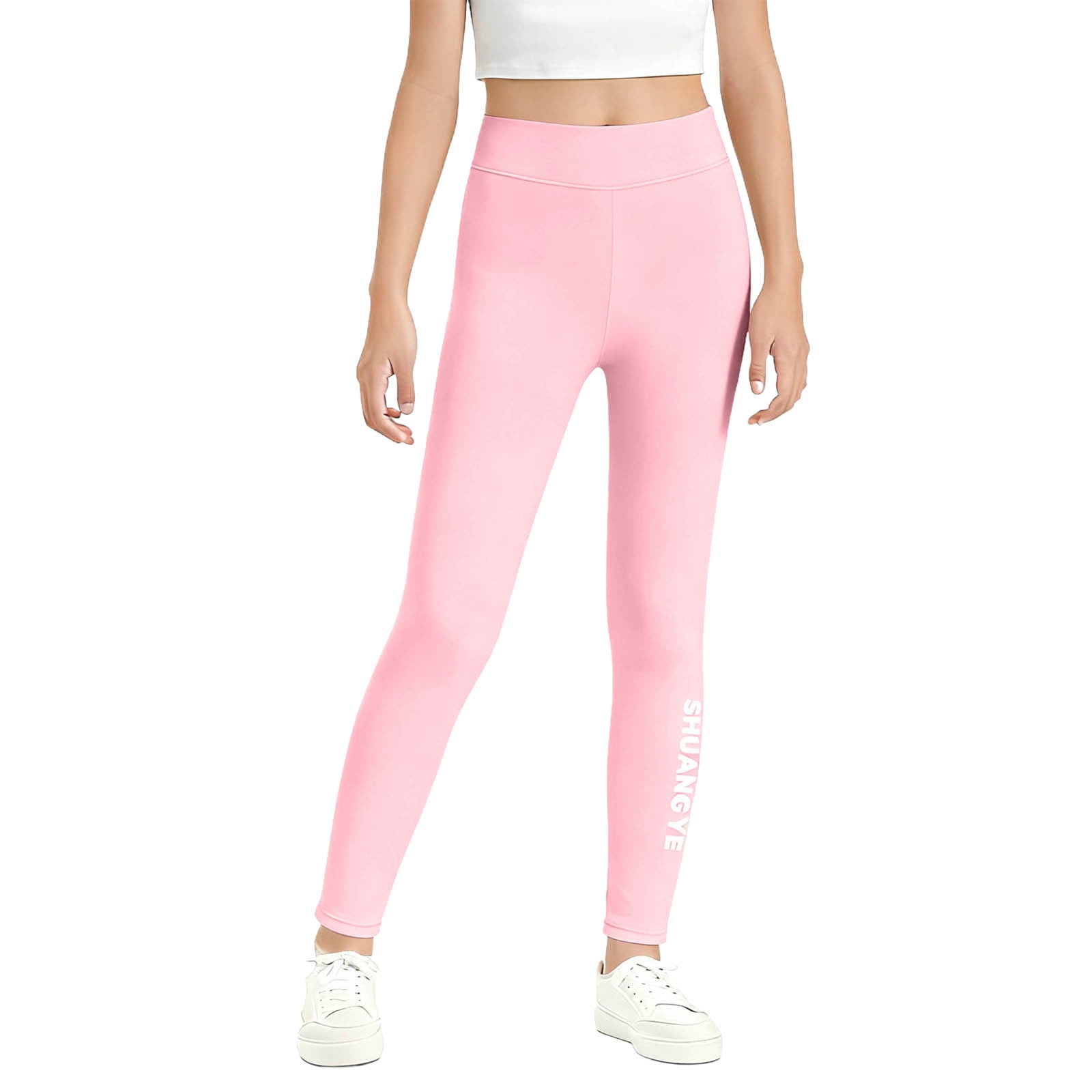 AHTJRT Girls Sports Leggings Letter Printed Workout Yoga Pants Fall ...