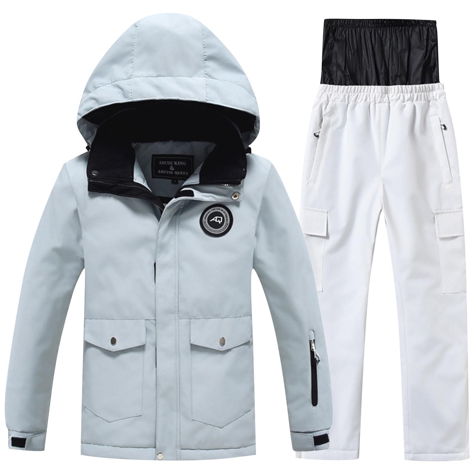 AHTJRT Girls Winter Skisuit Waterproof Wind Resistant Snow Jacket and ...