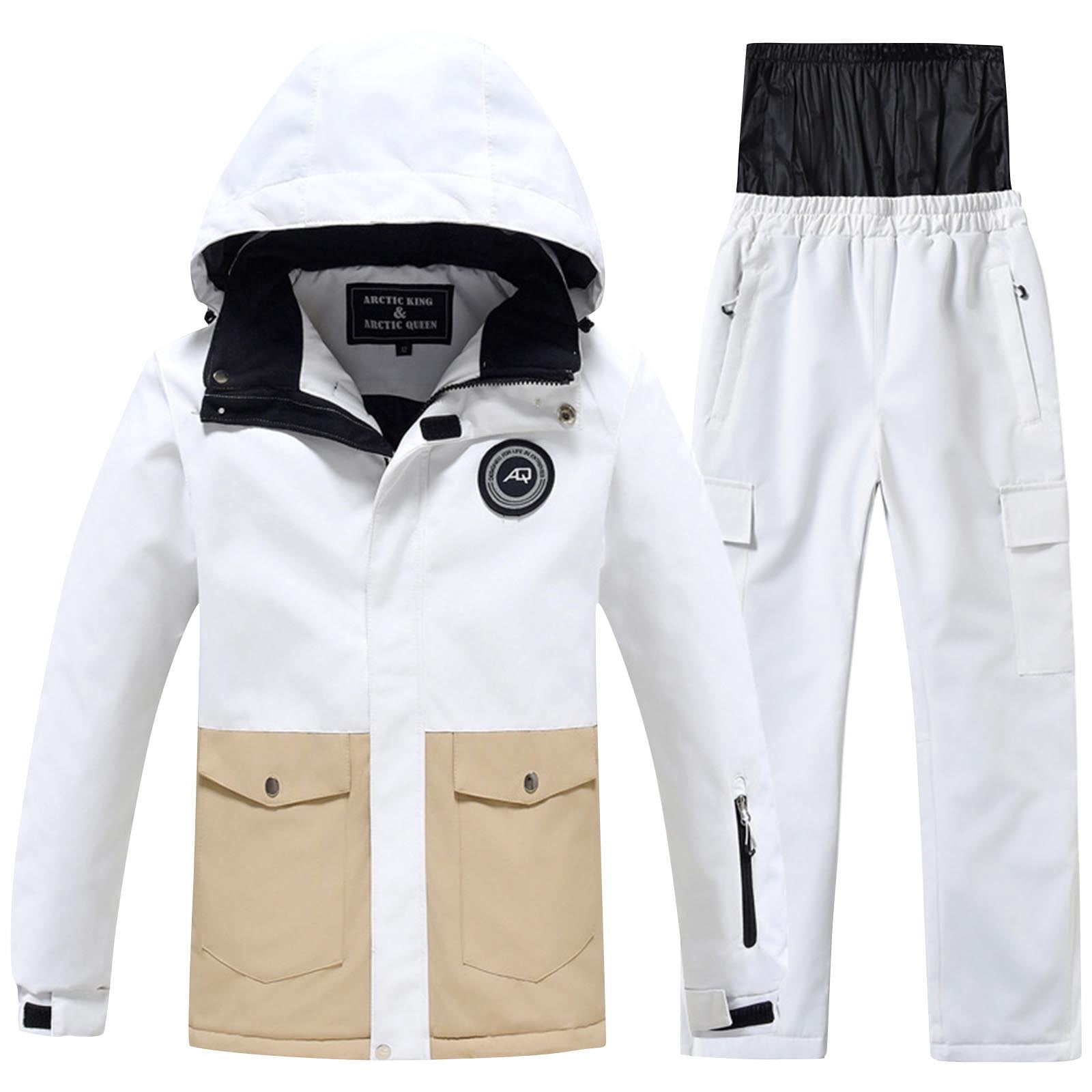 AHTJRT Girls Winter Skisuit Waterproof Wind Resistant Snow Jacket and ...