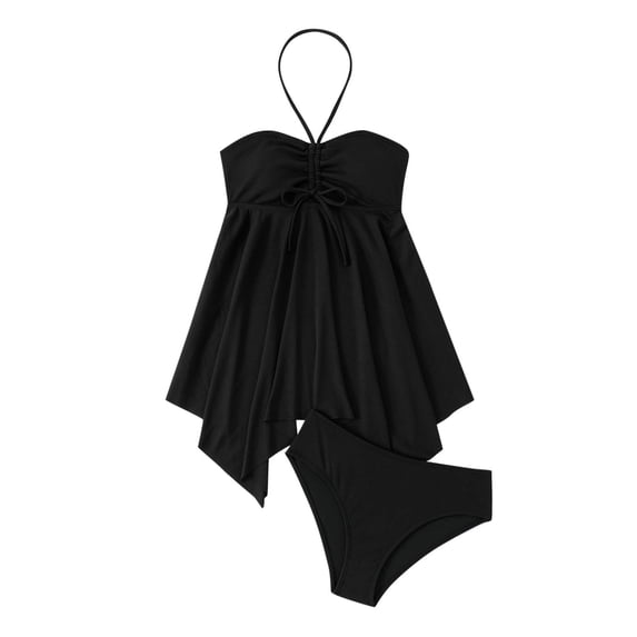 AHTJRT Halter Bikini Tops for Women Backless One Pieces Bathing Suit ...