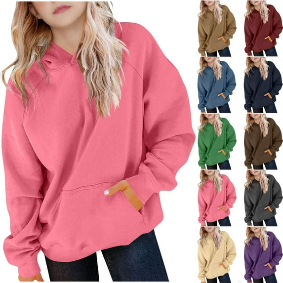 AHTJRT Hoodie Swaetshirts for Kids Boys Girls Long Sleeve Kangaroo ...