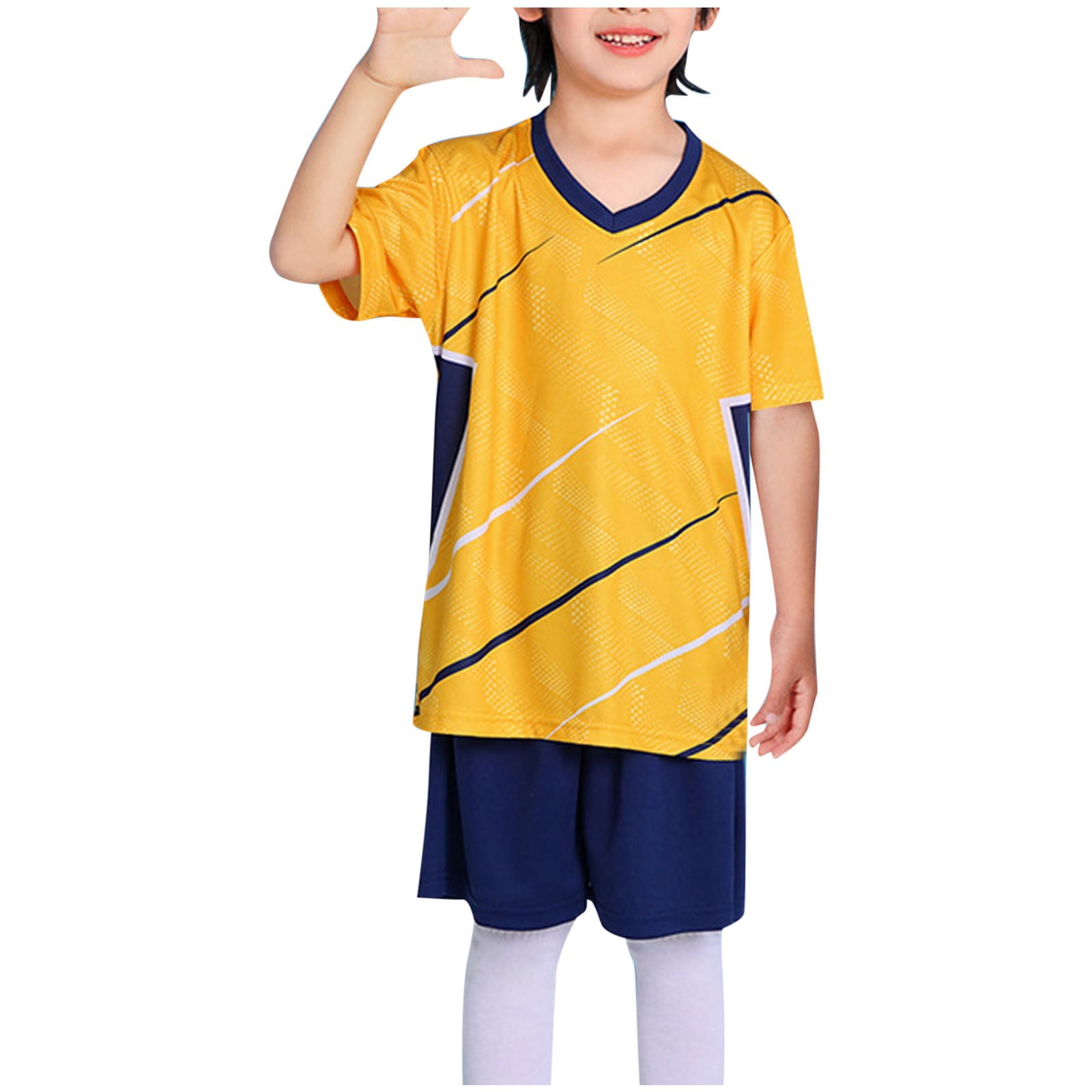 AHTJRT Jersey Outfits for Kids Unisex Sports Team Training Shirt and ...