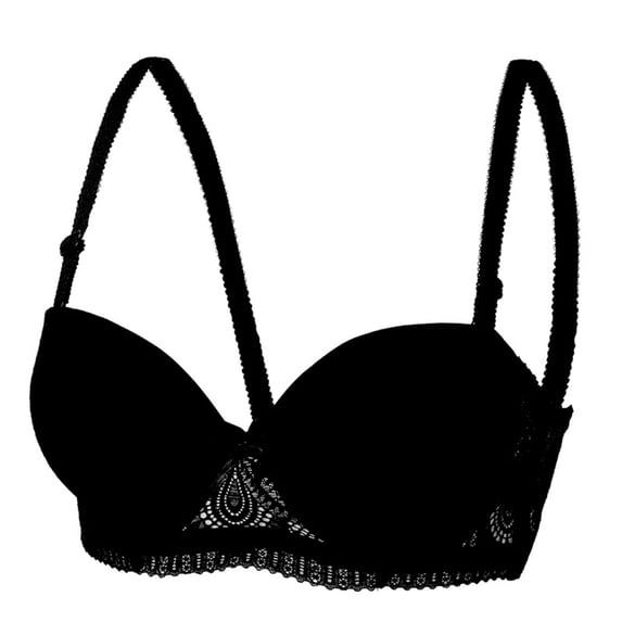 AHTJRT Lace Bras for Women Seamless Underwire Sheer Balconette Bras ...