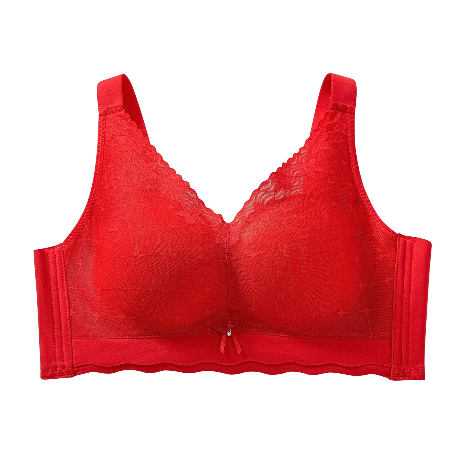 AHTJRT Lace Wireless Bras for Women Breathable Comfy Soft Full Coverage ...
