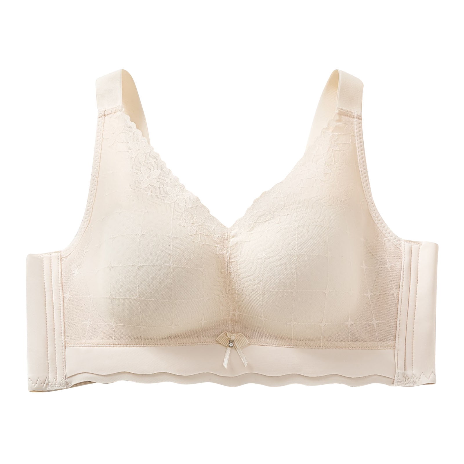 AHTJRT Lace Wireless Bras for Women Breathable Comfy Soft Full Coverage ...