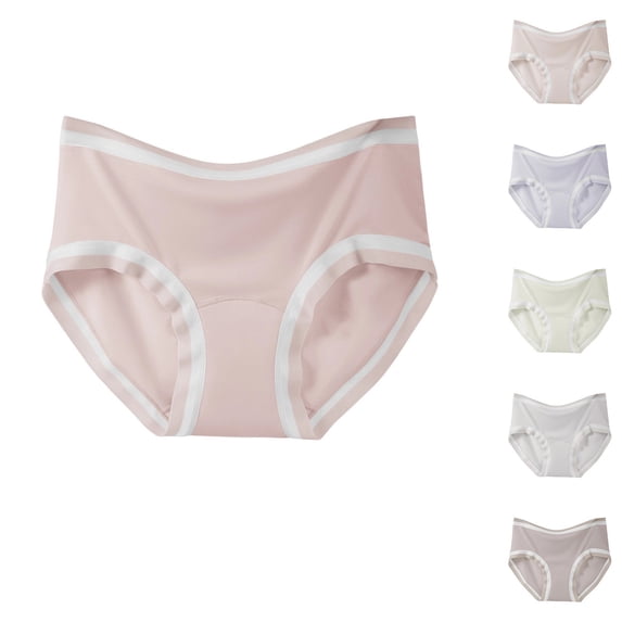AHTJRT Low Rise Cotton Panties for Women Seamless Stretch Comfy ...