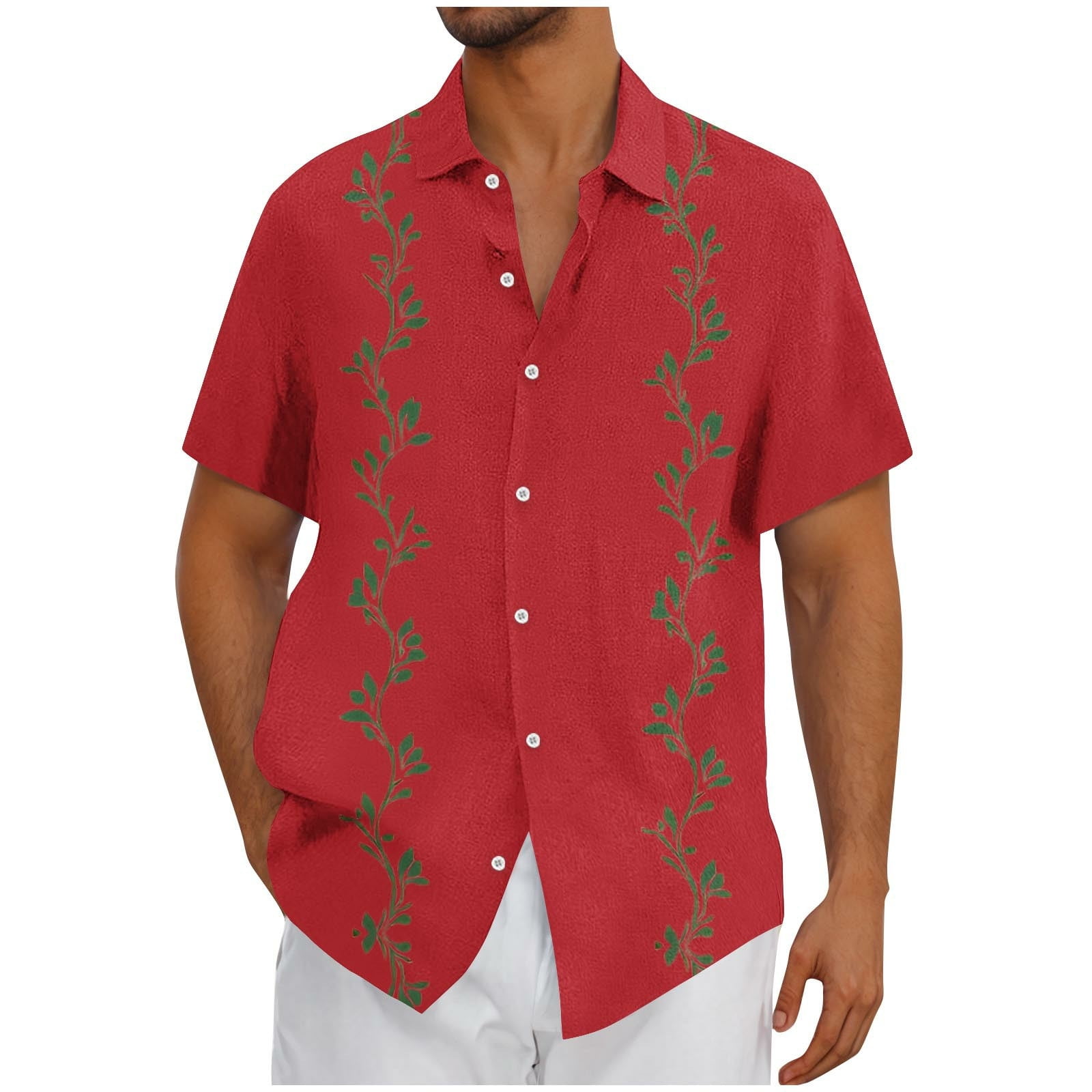 AHTJRT Men's Summer Beach Shirt Shell Spiral Geometry Vibrant Coastal ...