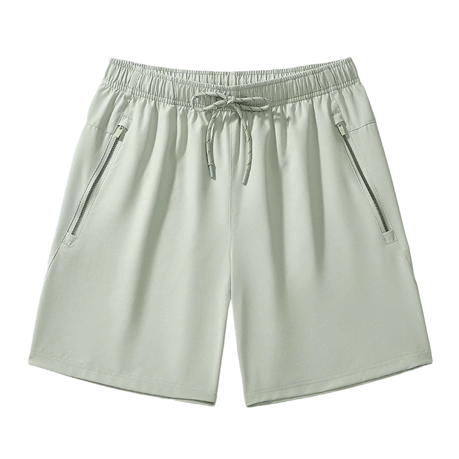 AHTJRT Mens Solid Athletic Shorts Sweat Wicking Lightweight Gym Running ...