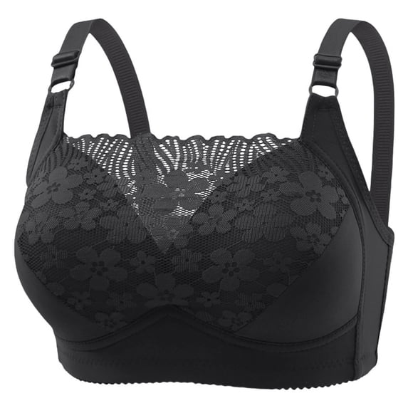 AHTJRT Minimizer Bras for Women Lace Sheer Posture Full Coverage ...