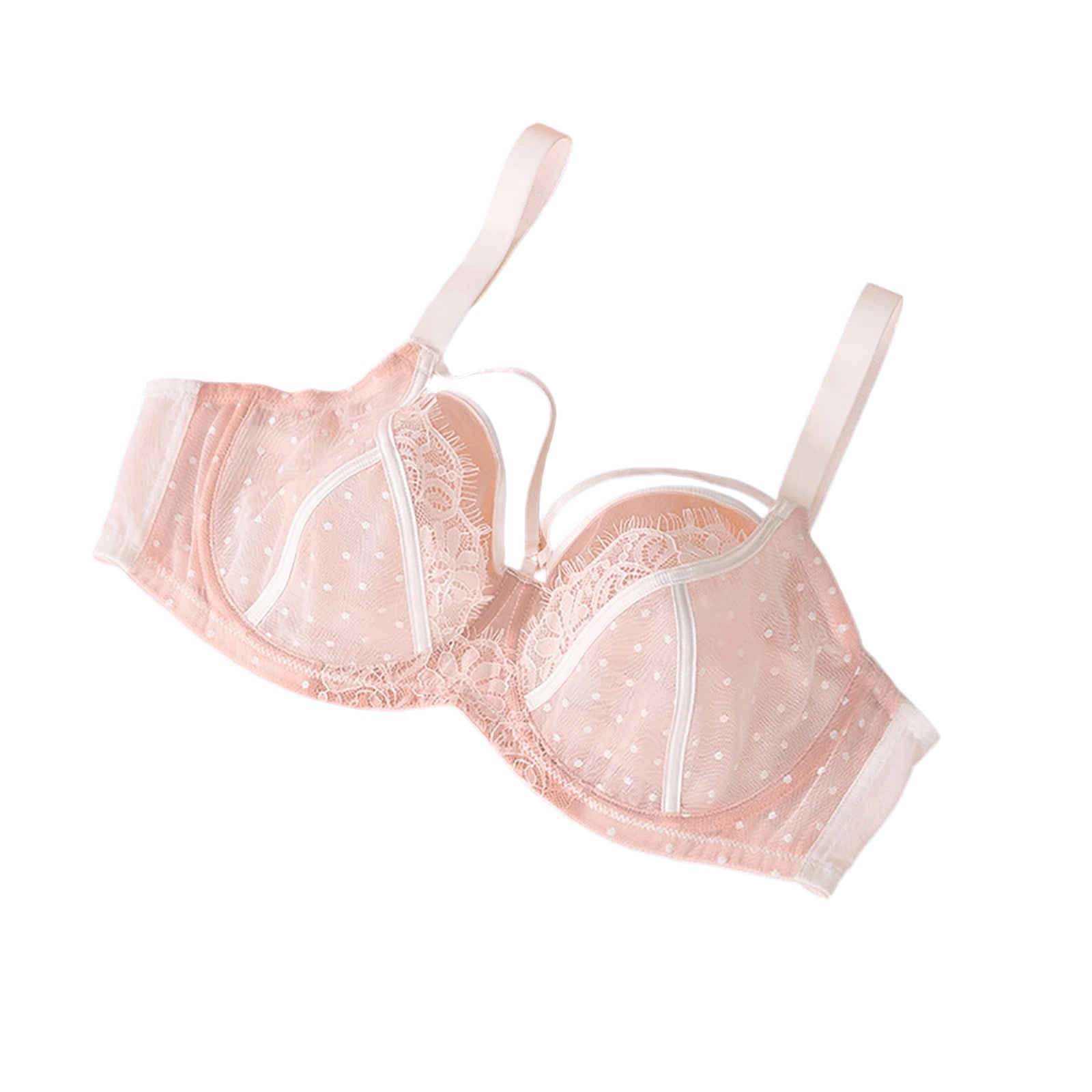 AHTJRT Plus Size Lace Bras for Women See Through Full Coverage ...
