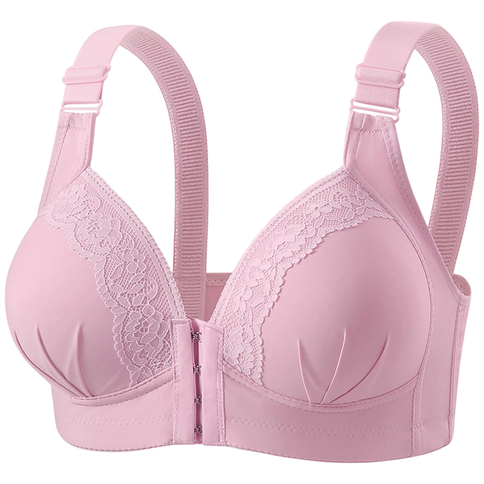 AHTJRT Reerback Bras for Women Wireless Comfy Deep V Bralettes ...
