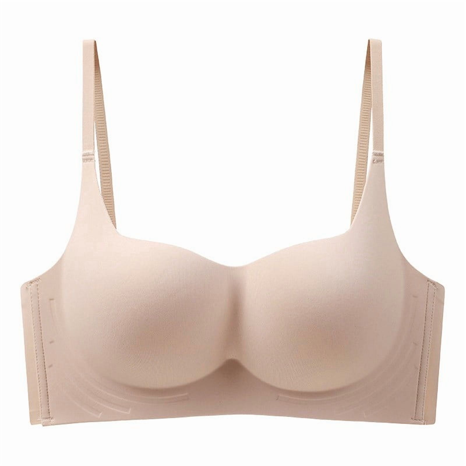 AHTJRT Seamless Bras for Women Push Up Smooth Soft Full Figure ...