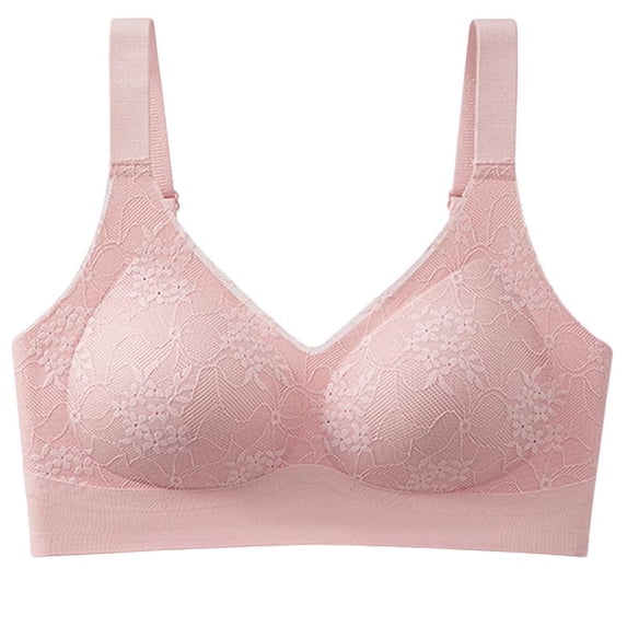 AHTJRT Seamless Wireless Bra for Women Full Coverage Soft Support ...