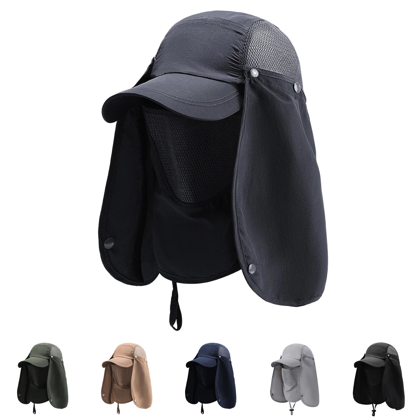 AHTJRT Sun Cap Fishing Hats for Men Women Sun UV Protection Hats Summer ...