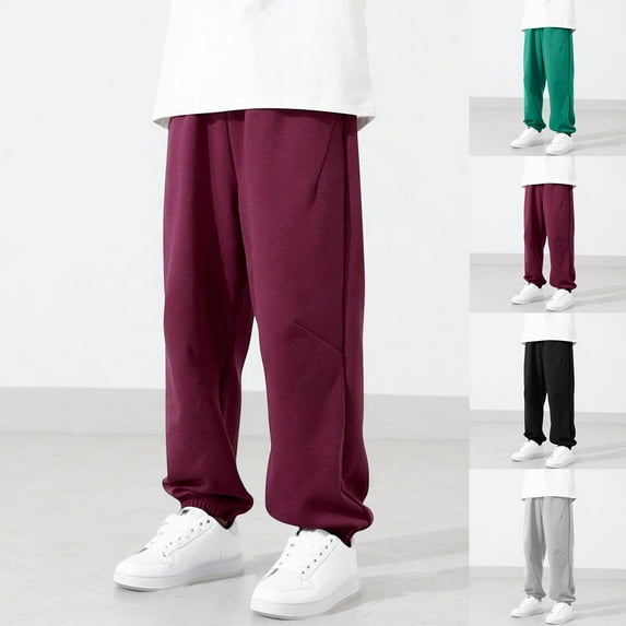 AHTJRT Wide Leg Lounge Pants for Kids Drawstrings Elastic High Waisted ...