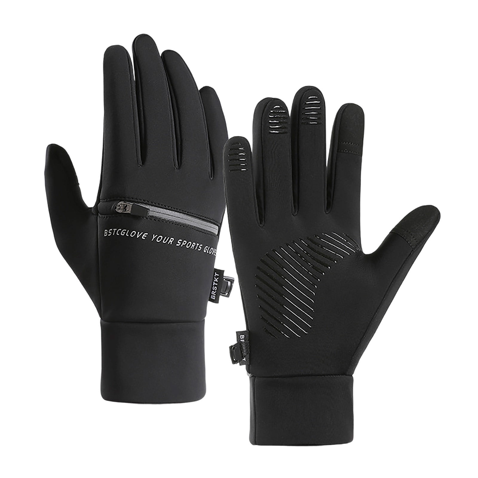 AHTJRT Winter Warm Gloves for Men Women Touchscreen Full Fingers Non ...