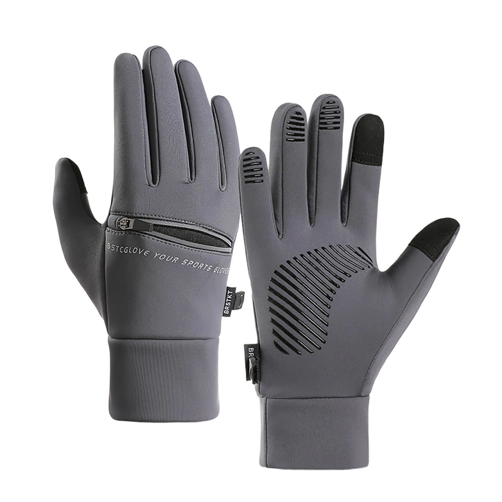AHTJRT Winter Warm Gloves for Men Women Touchscreen Full Fingers Non ...