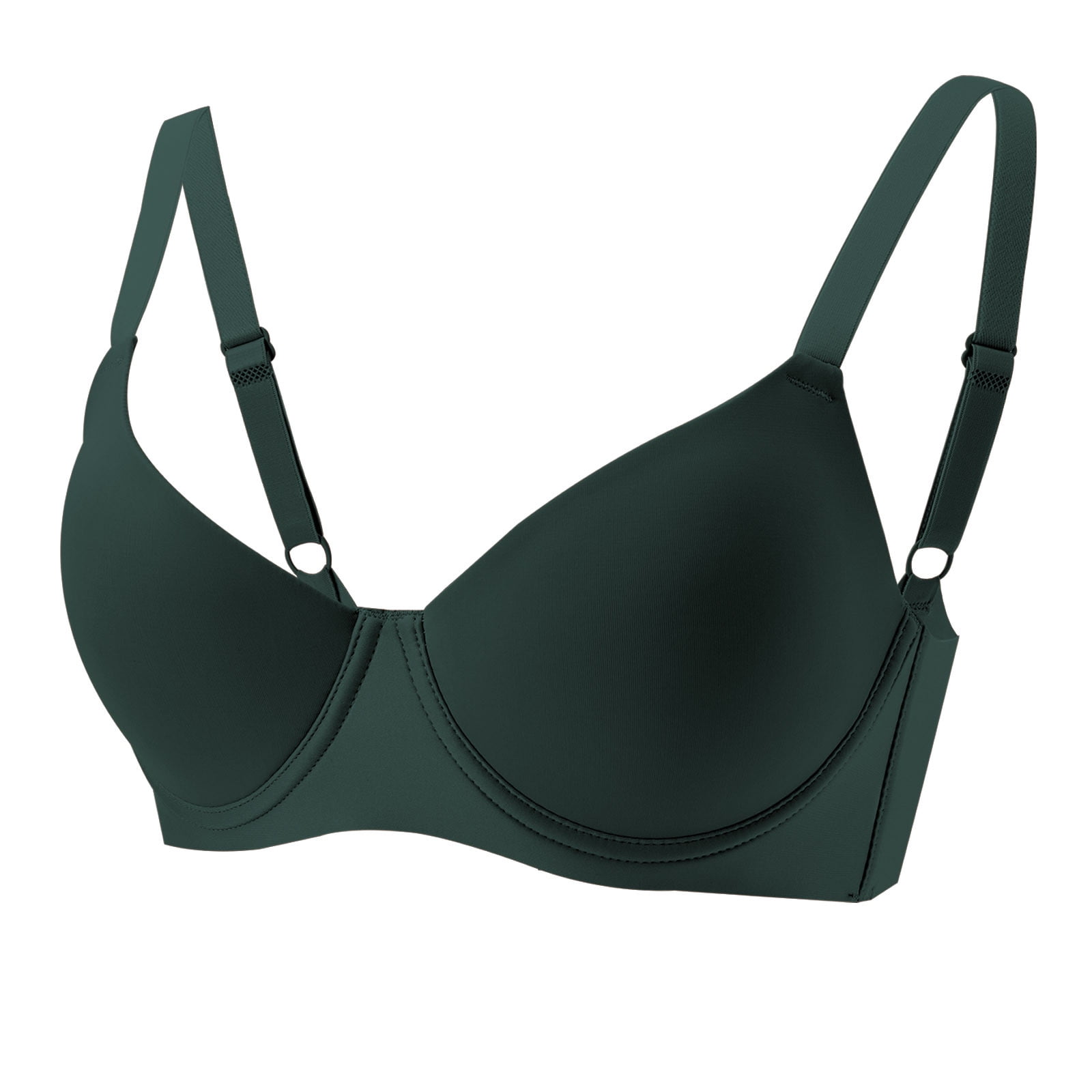 AHTJRT Women's Balconette Bra Seamless No Underwire Tshirt Racerbacks ...