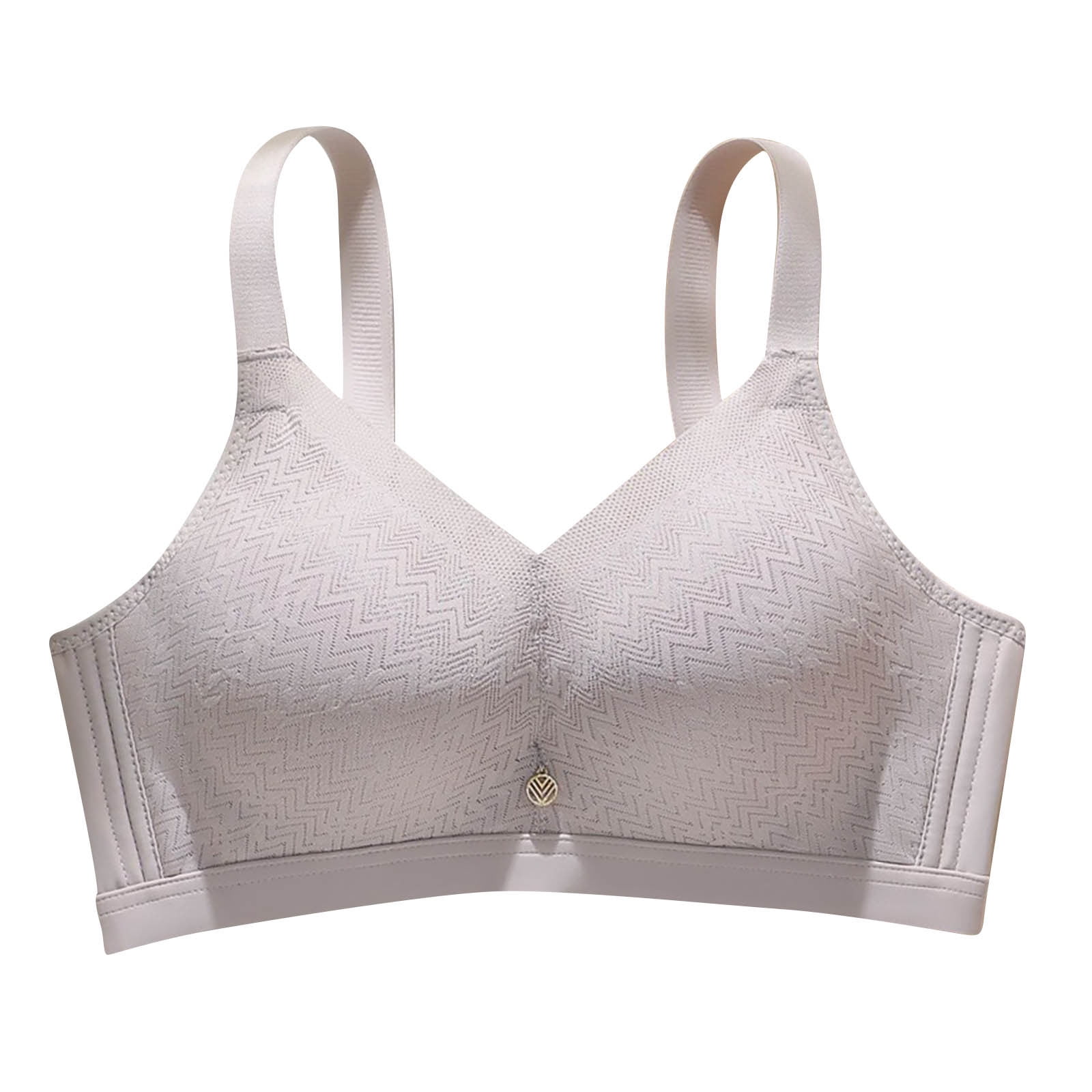 AHTJRT Women's Bralettes Wirefree Seamless Full Coverage Push Up Plunge ...