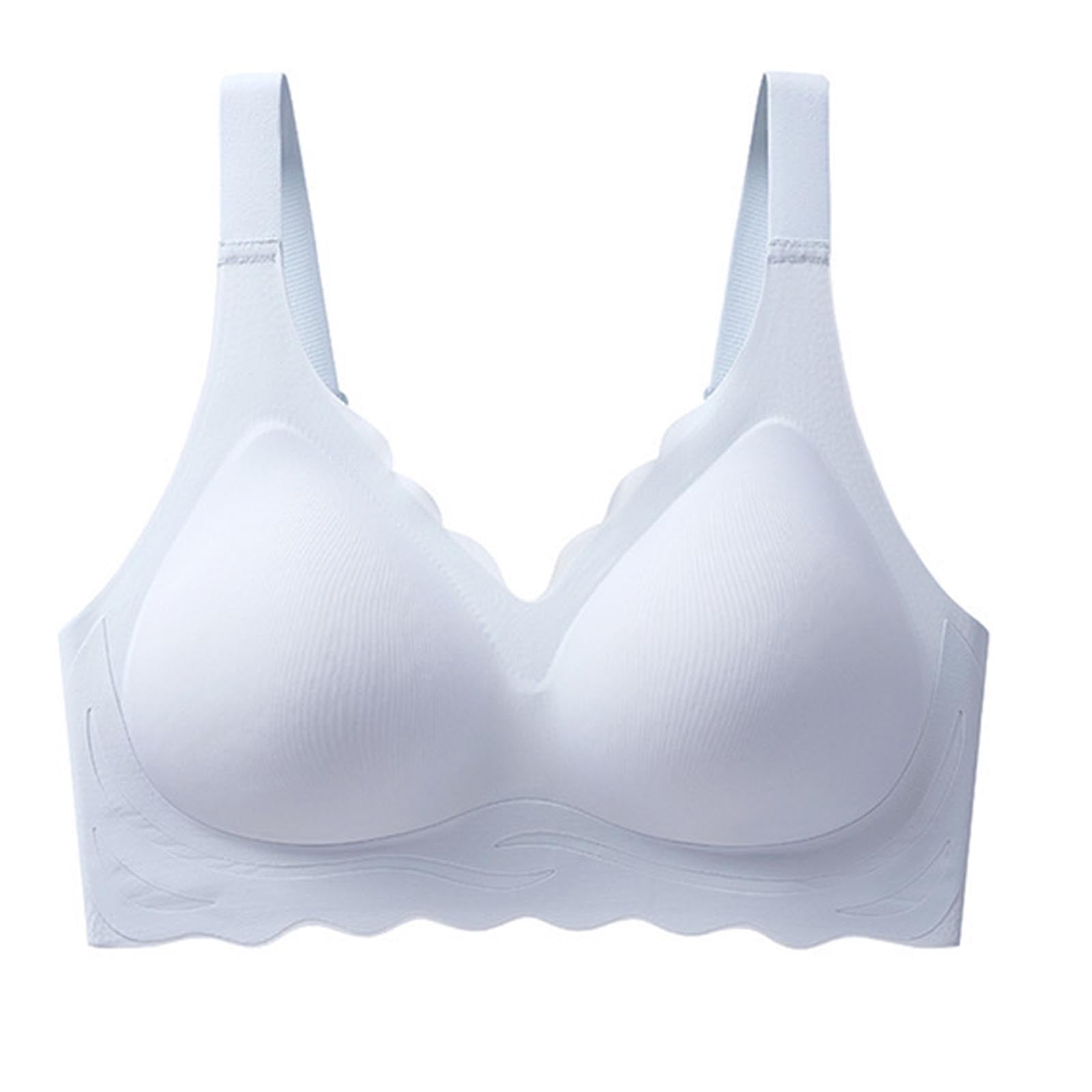 AHTJRT Women's Bras Scalloped No Underwire Push-Up Tshirt Bra Soft ...