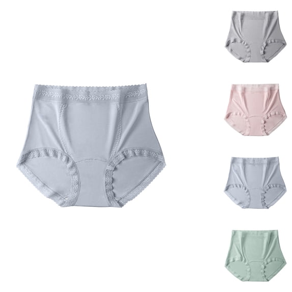 AHTJRT Women's Cotton Underwear Lace Silky Comfort Stretch Fitted High ...