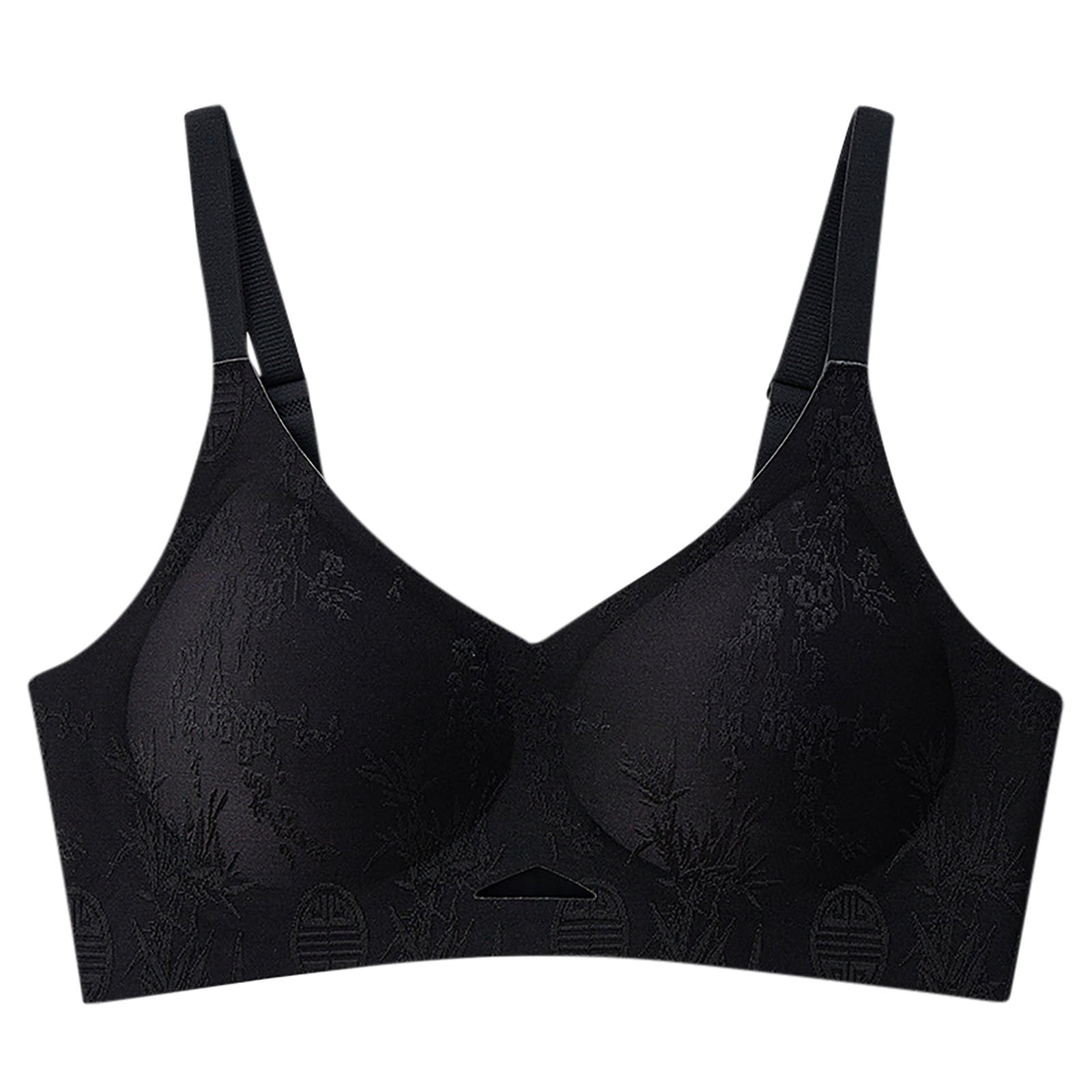 AHTJRT Women's Full Coverage Bras Seamless Minimizer Wirefree Bralettes ...