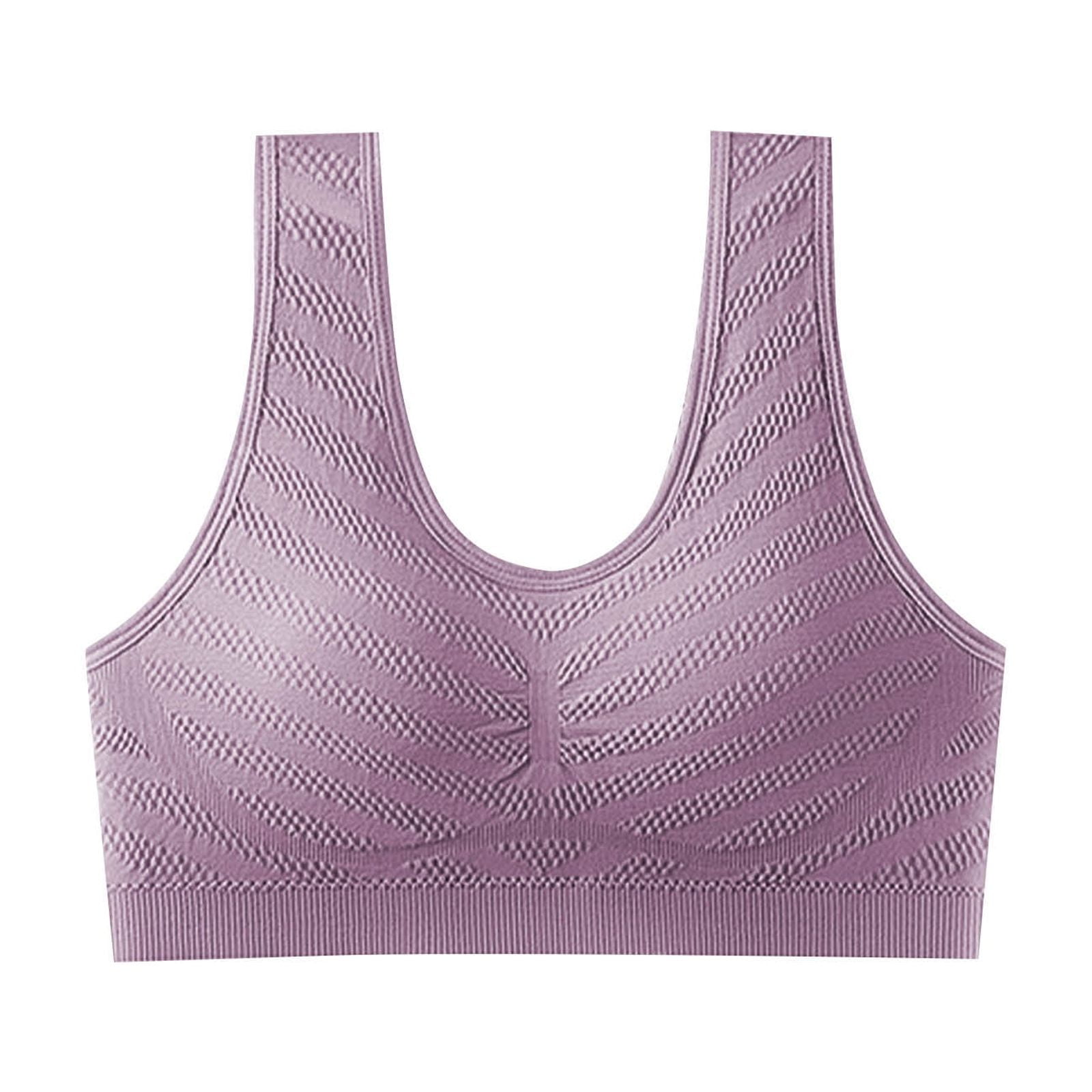 AHTJRT Women's High Impact Bralettes Wireless Full Coverage Everyday ...
