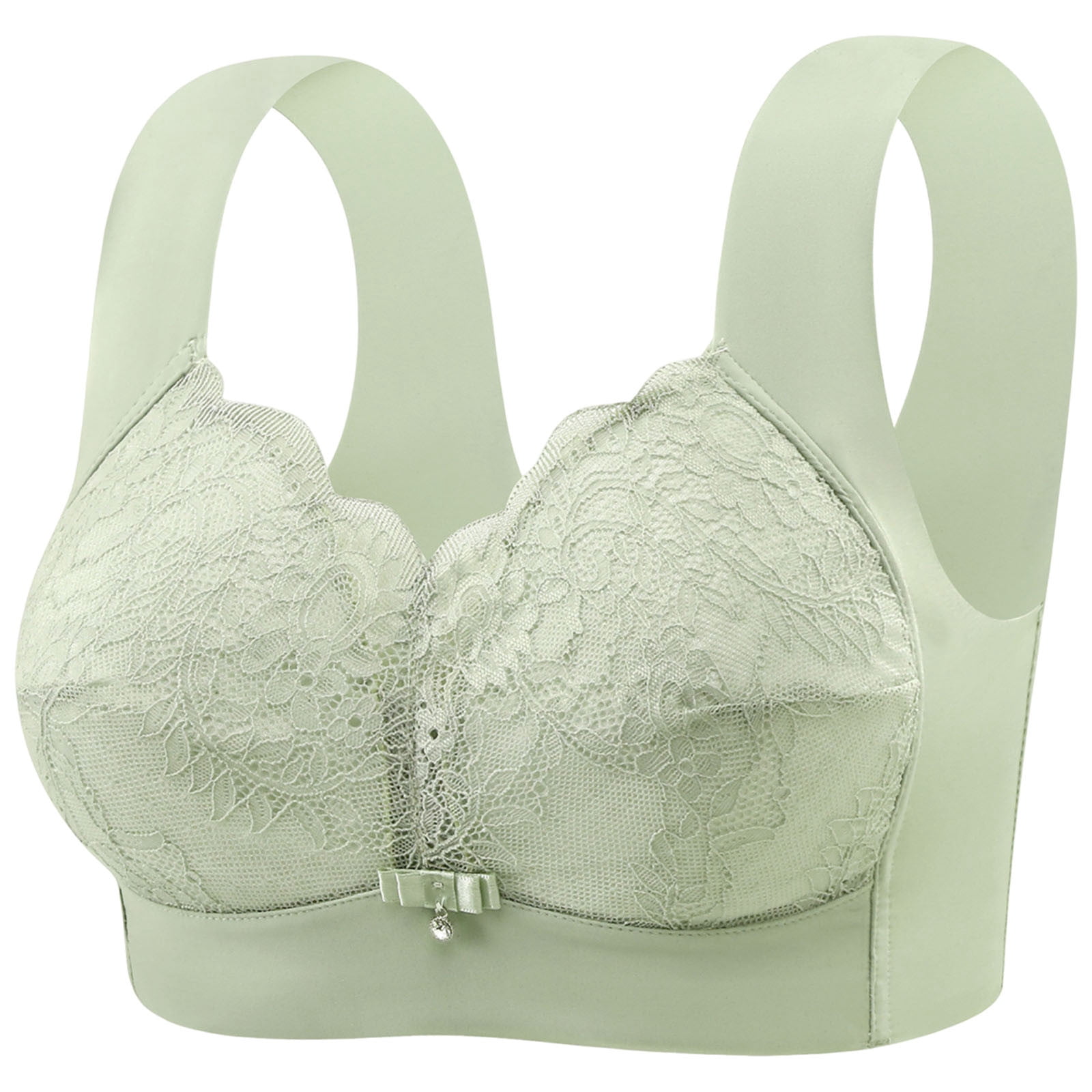 AHTJRT Women's Lace Bras No Underwire Seamless Floral Balconette ...
