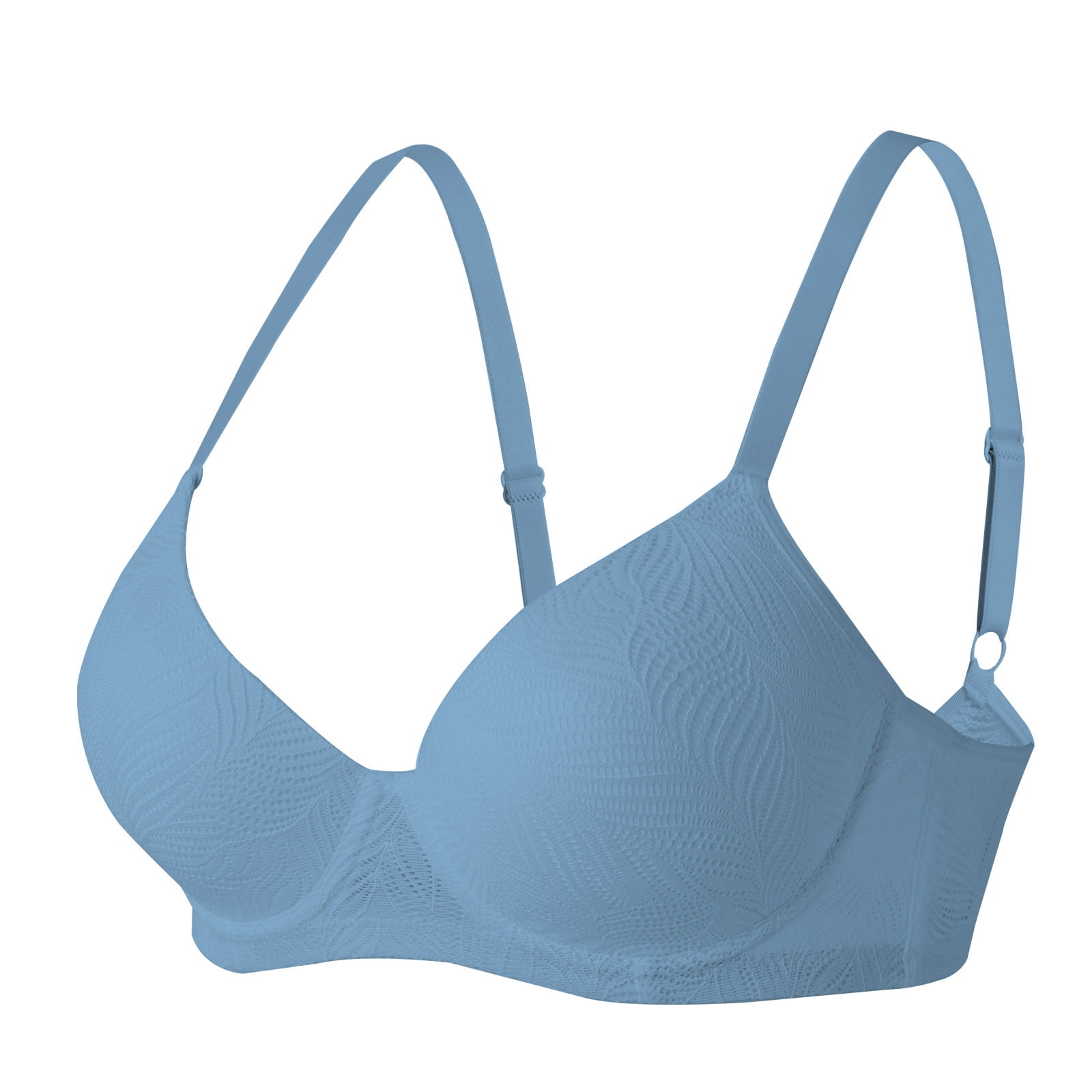 AHTJRT Women's Push Up Bra Light Fixed Padded Bralettes with spaghetti ...