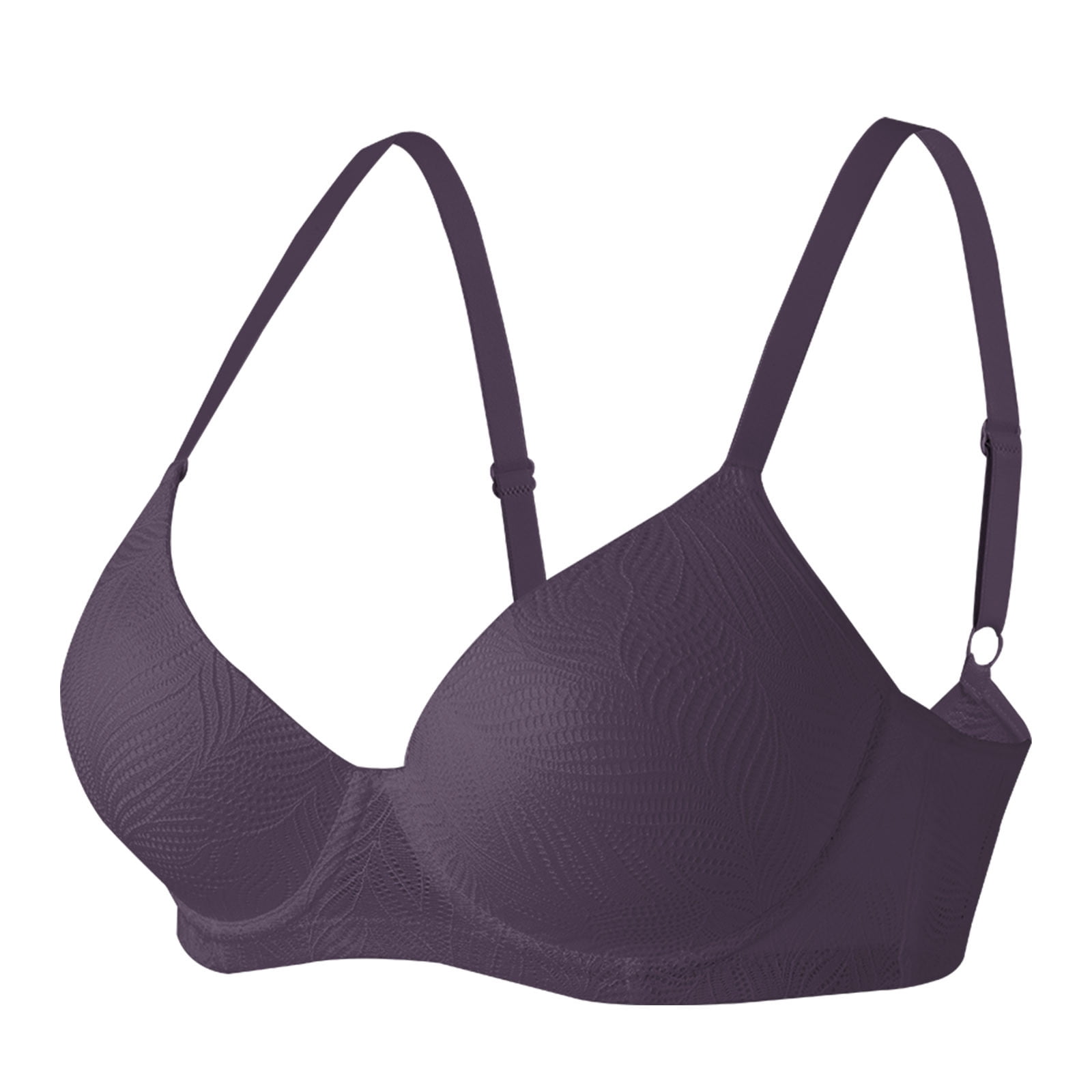 AHTJRT Women's Push Up Bra Light Fixed Padded Bralettes with spaghetti ...