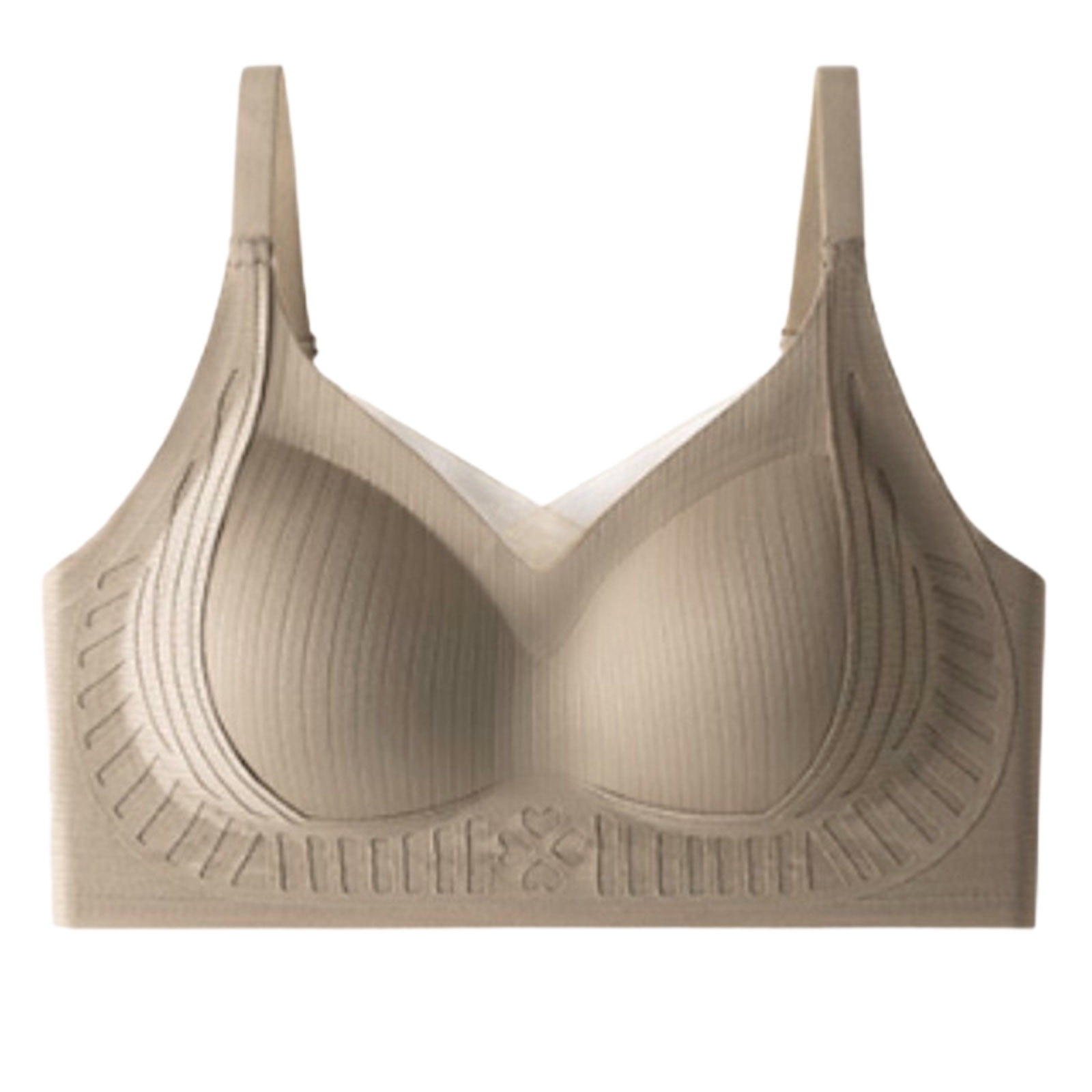 AHTJRT Women's Push Up Bras Back Smoothing Lightly Fixed Padded ...