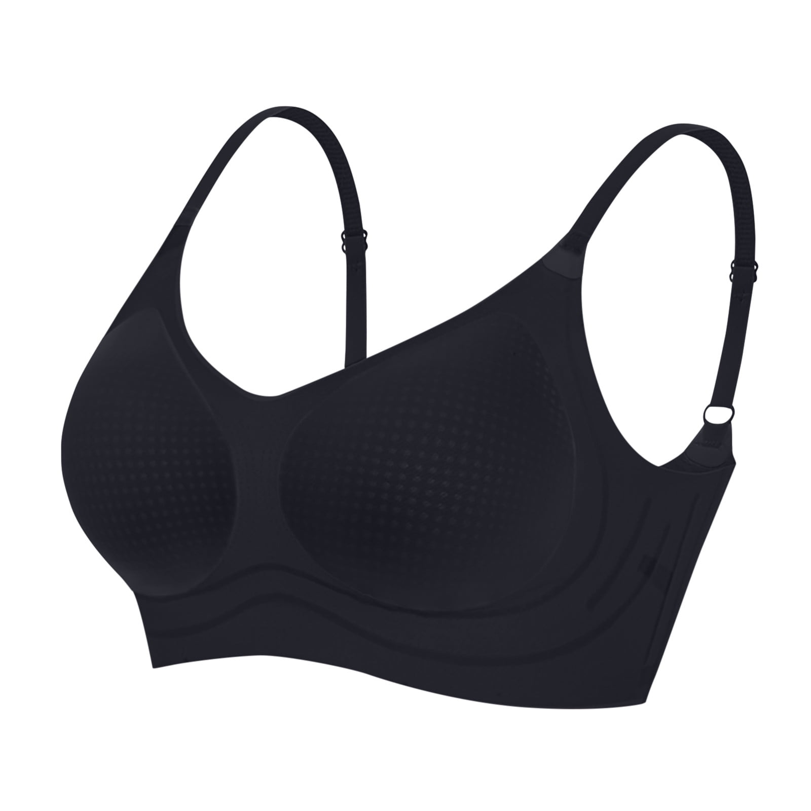 AHTJRT Women's Seamless Wireless Bralettes Padded Soft Cup Push Up Bras ...