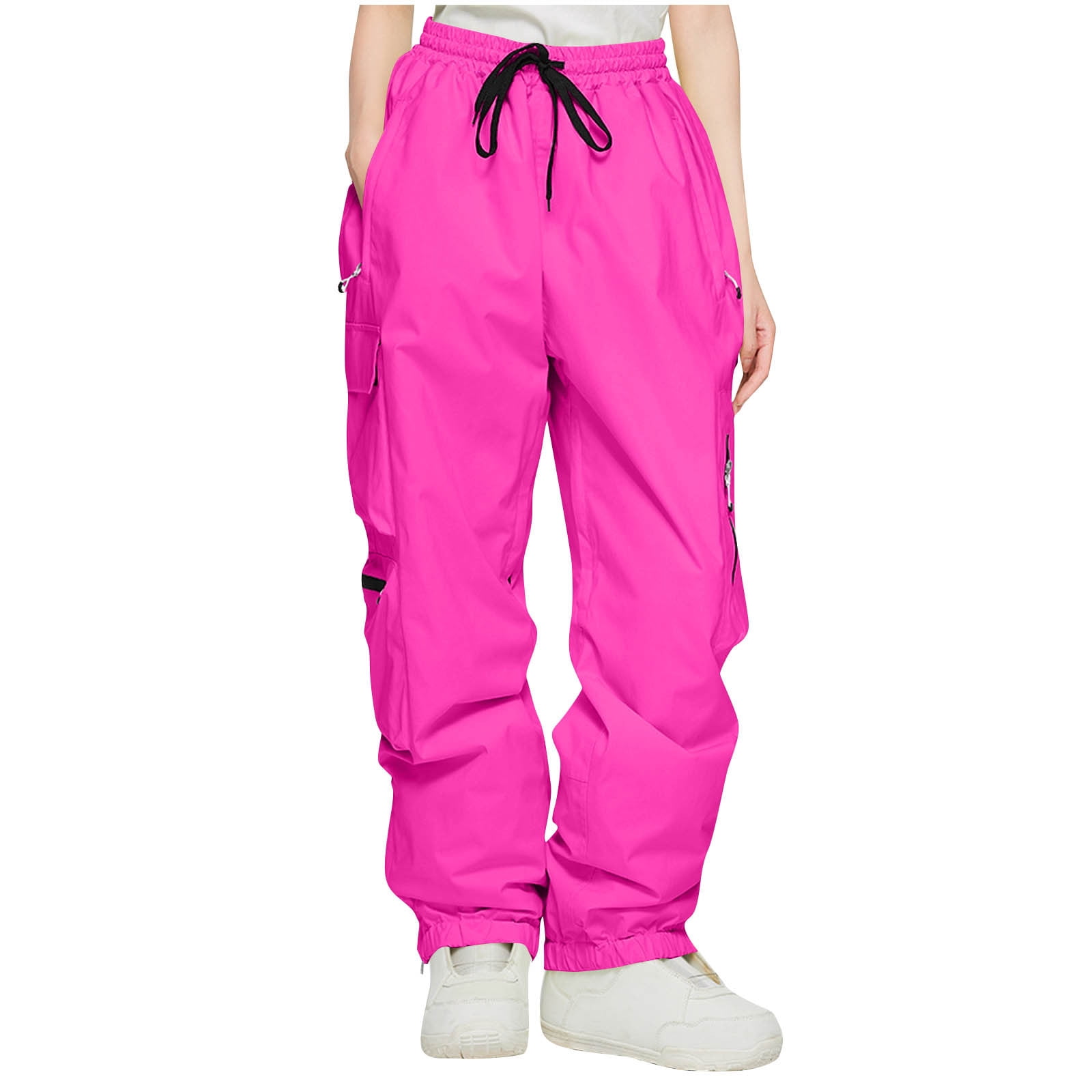 AHTJRT Women's Sweatpants Elastic Waist Drawstrings Joggers with Multi ...