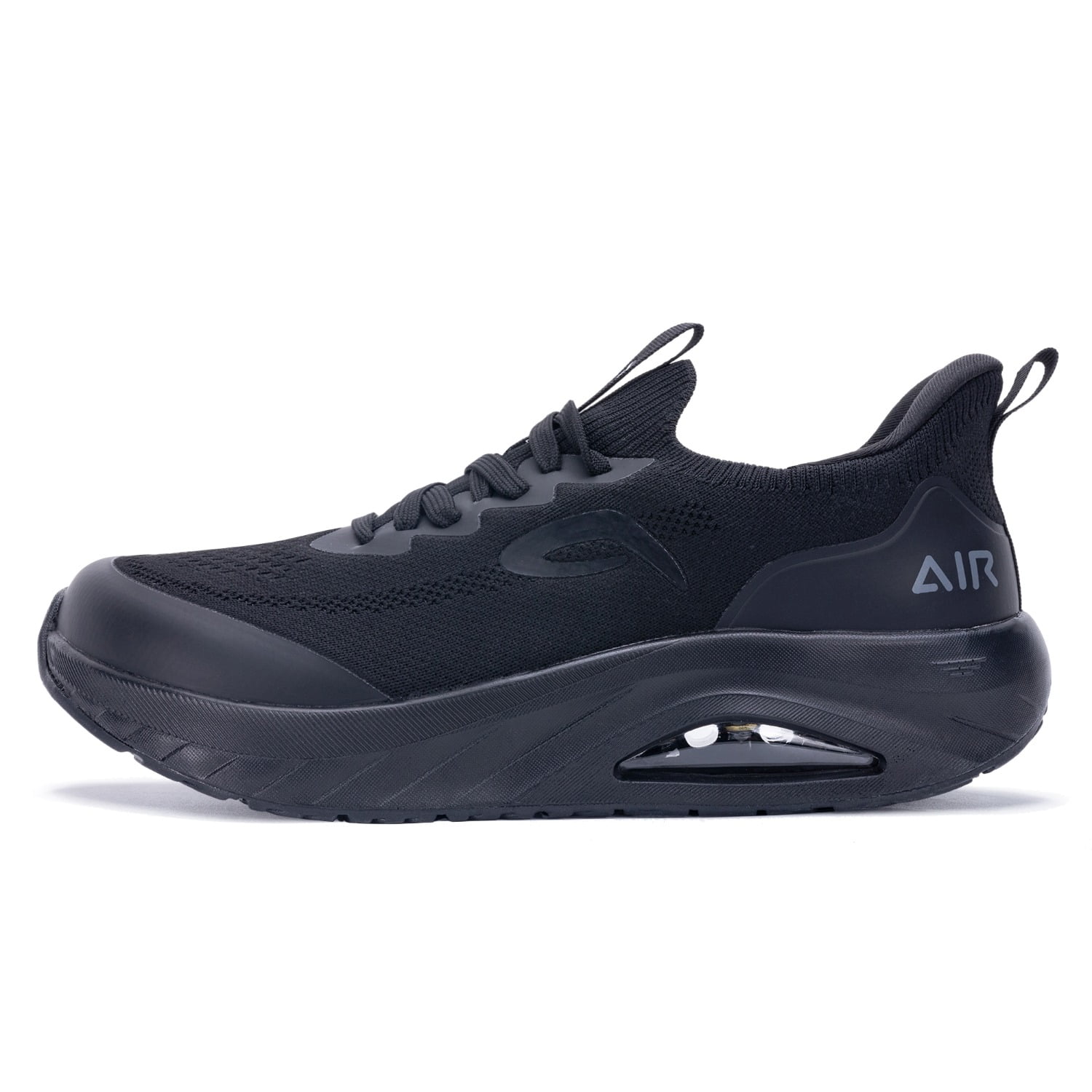 AHUSIR Mens Wide Toe Box Walking Shoes Arch Support Orthotic Slip On ...