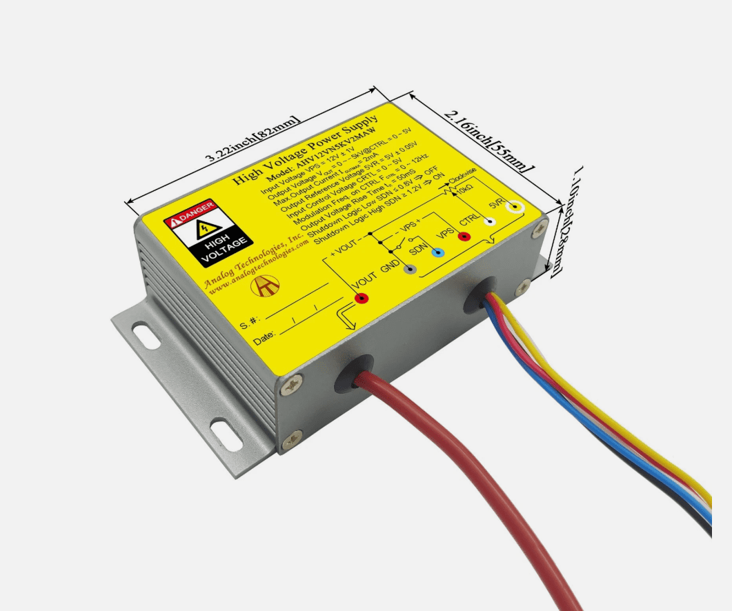 AHV12VN5KV2MAW – 12-36V to 5000V High Voltage Isolated DC-DC Power ...