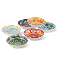 AHX 10-oz Ceramic Bowl Set of 6, 4.75 inch Porcelain Dessert/Cereal ...