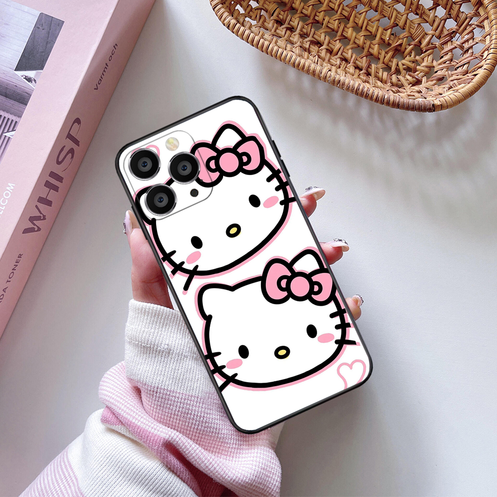AI-14 Pink Heart Hello kitty Soft Case For Samsung A02S A03S A10 A10S ...