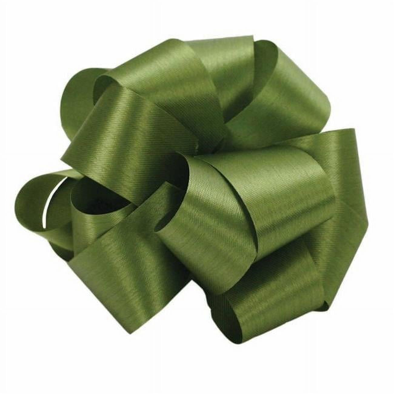 AI-2103MS-Q02 0.56 in. x 100 Yards Moss Green Satin Ribbon - Set of 2 ...