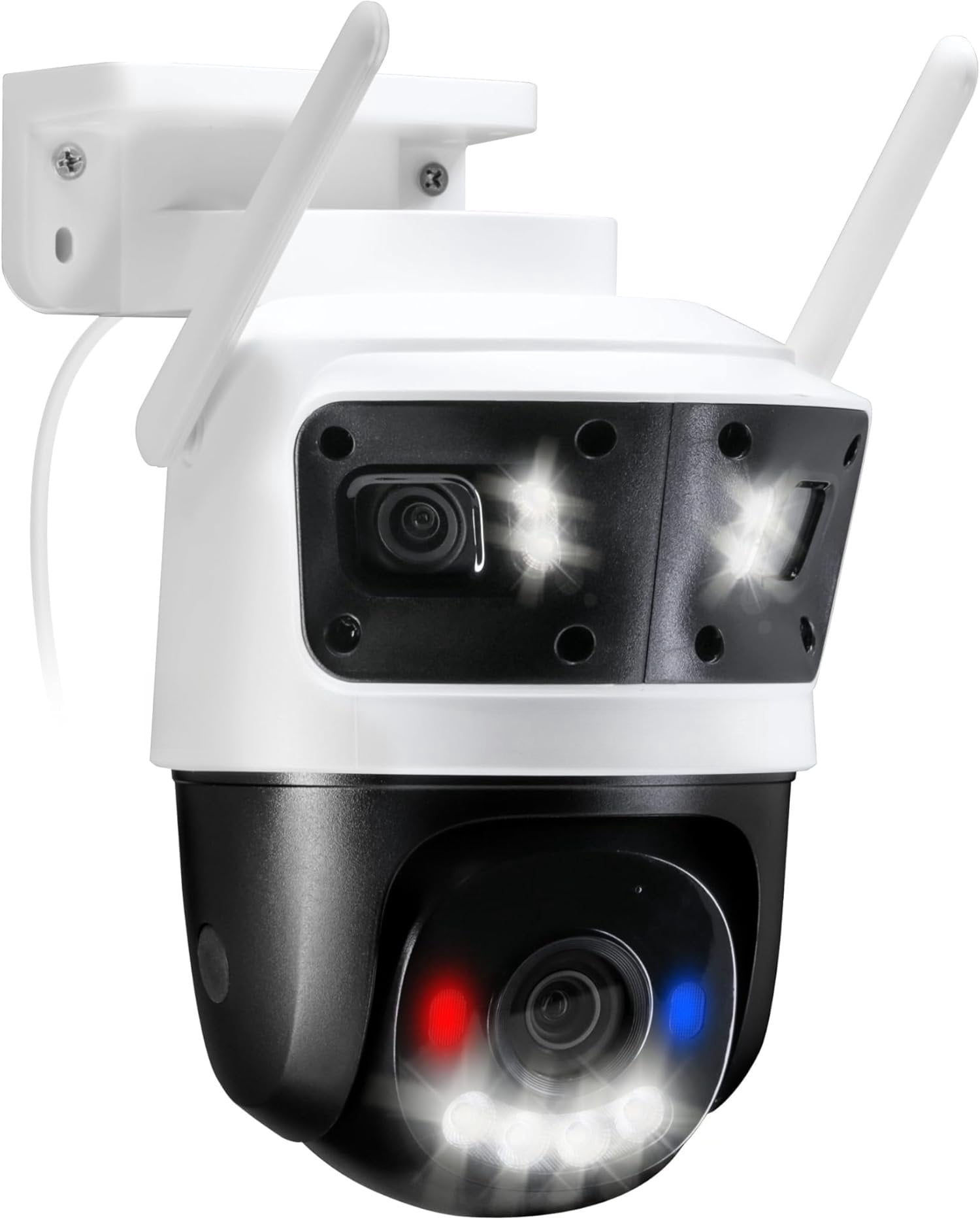 AI 3K+ Guard WiFi Tri-Lens PTZ Plug-in Power Outdoor Camera, 360? View ...