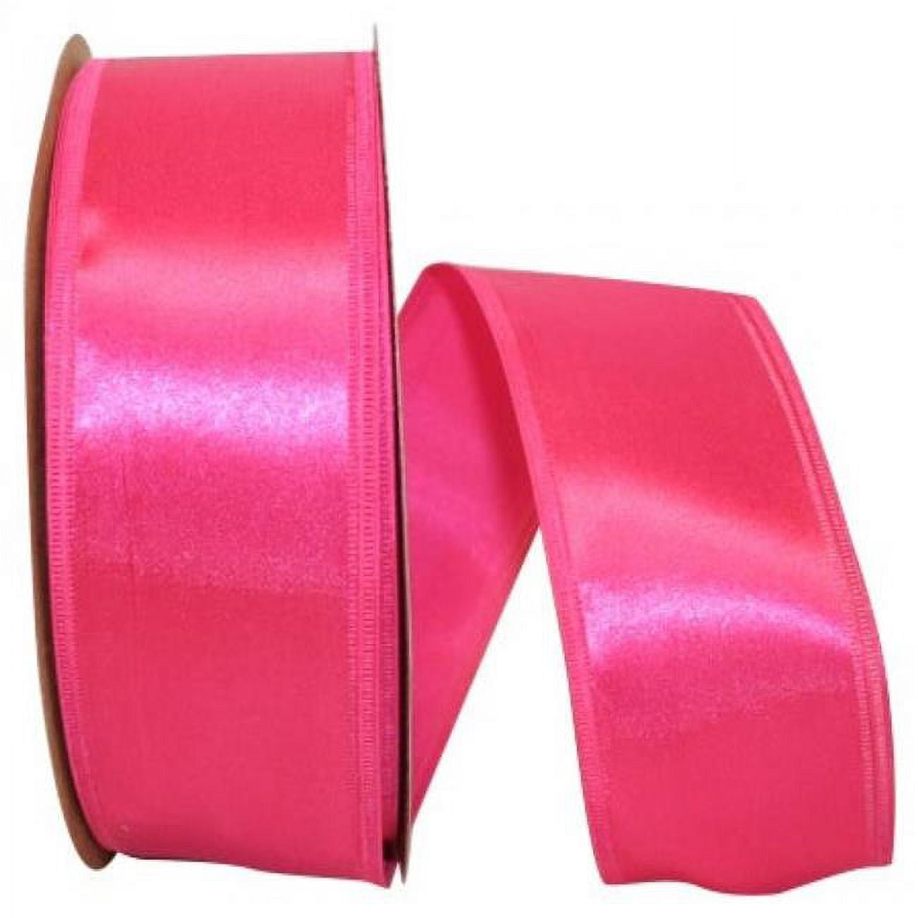 AI-510216192-Q02 2.13 in. x 50 Yards Wired Cyclamen Dyna Satin Ez ...