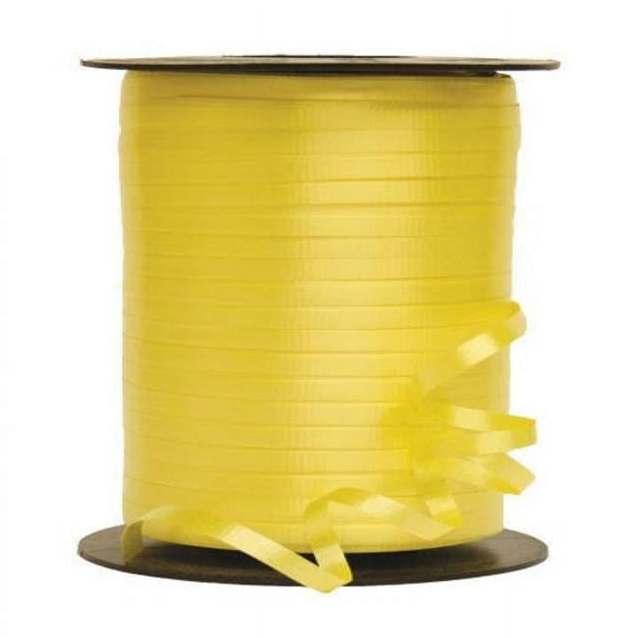 AI-65-Q06 0.18 in. x 500 Yards Daffodil Yellow Curling Ribbon - Set of ...