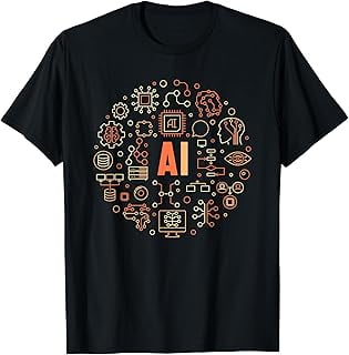 AI Artificial Intelligence colored design T-Shirt - Walmart.com
