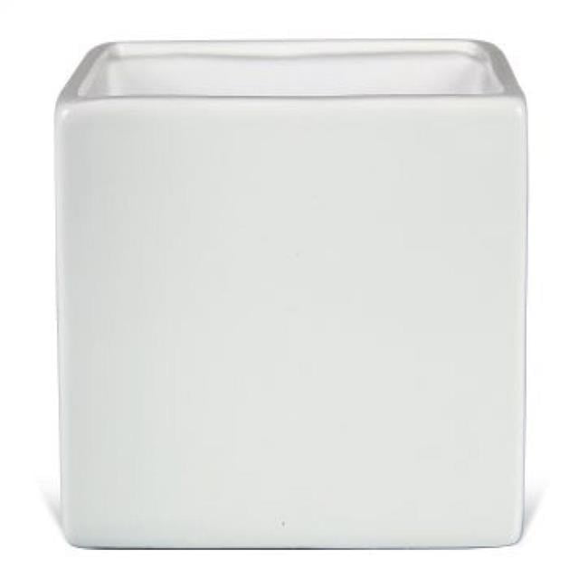 AI-CE01W-Q01 Square White Planter - Walmart.com
