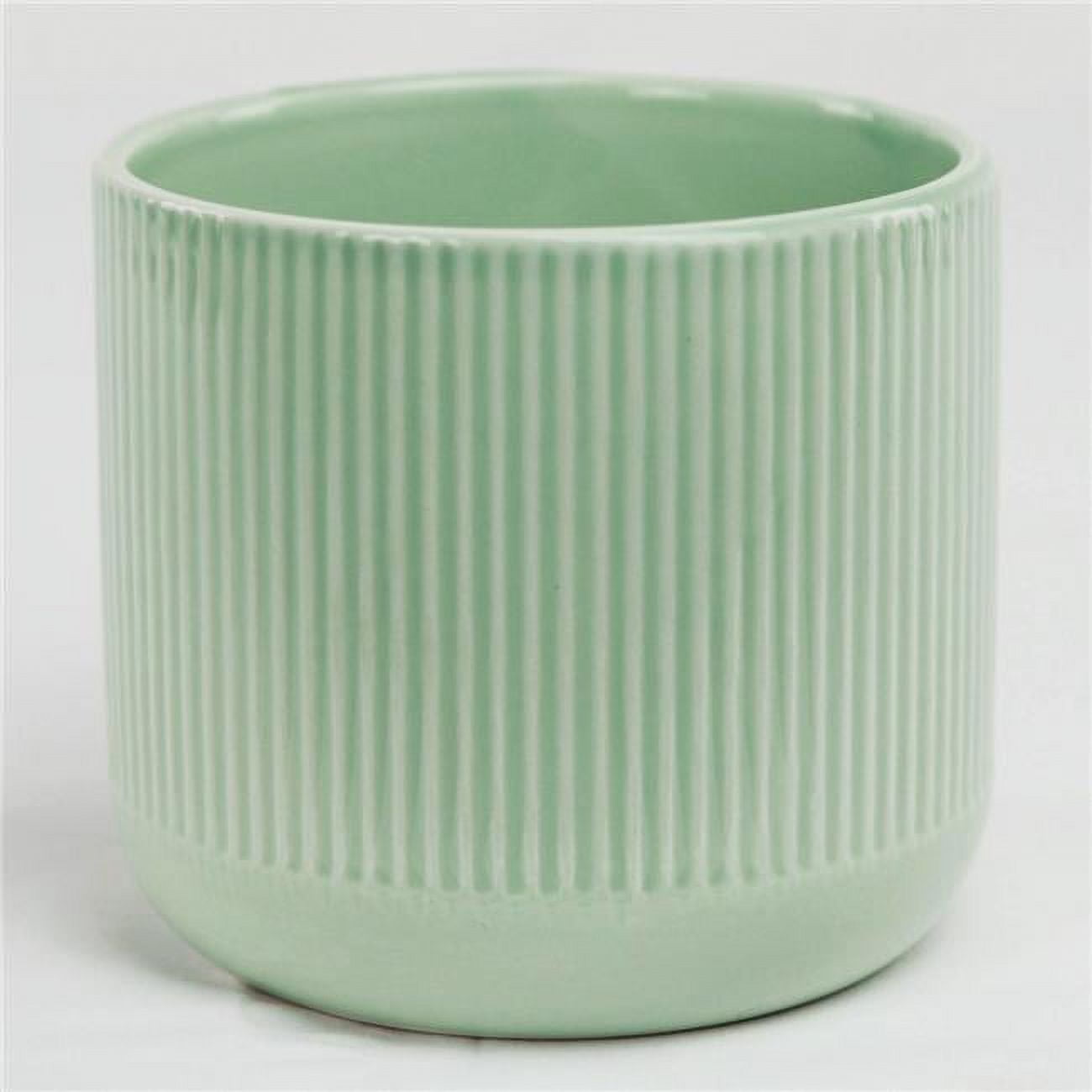 AI-CE10-440-Q06 Light Green Striped Planter - Set of 6 - Walmart.com