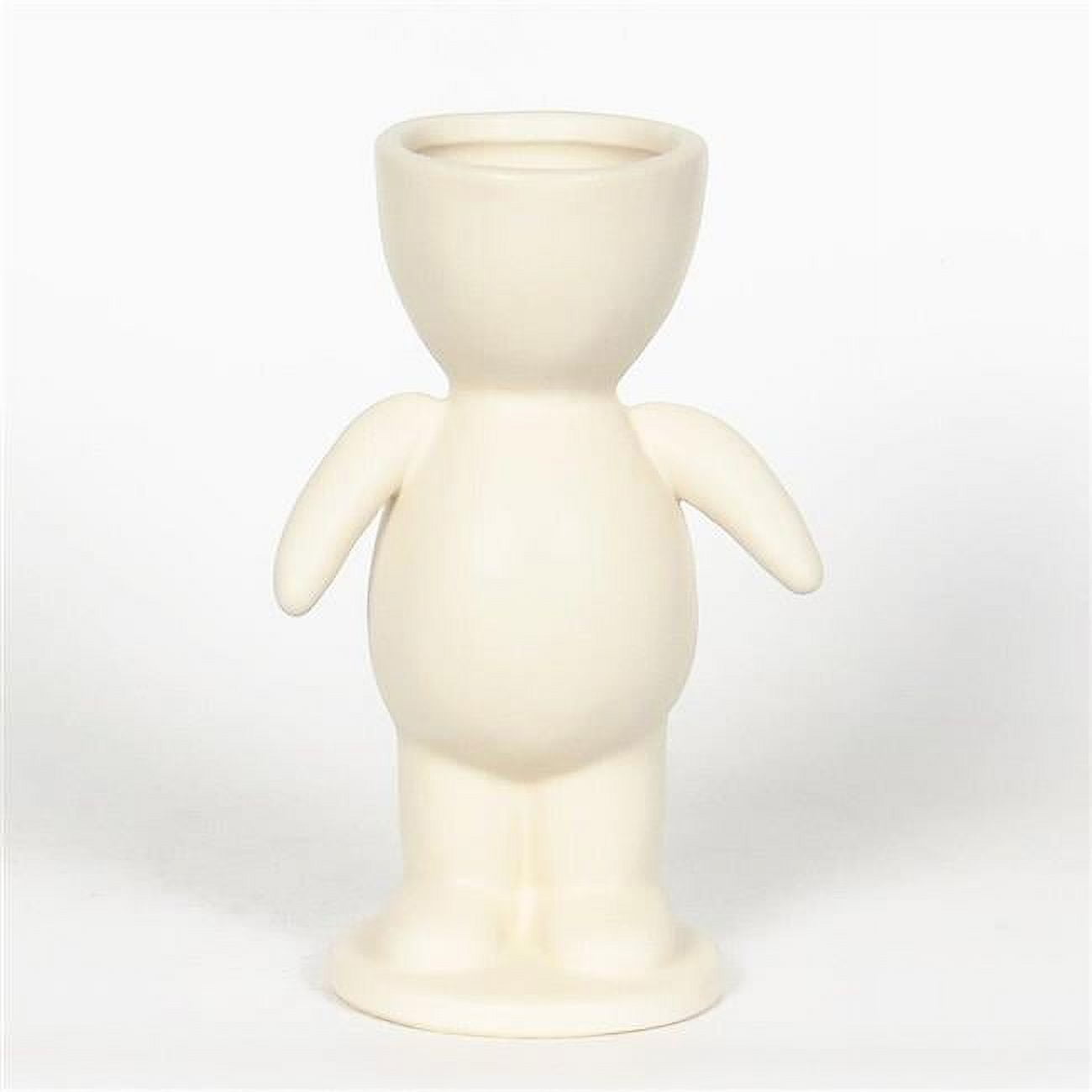 AI-CE855-229-Q04 Cream Glazed Figure Ceramic Vase - Set of 4 - Walmart.com