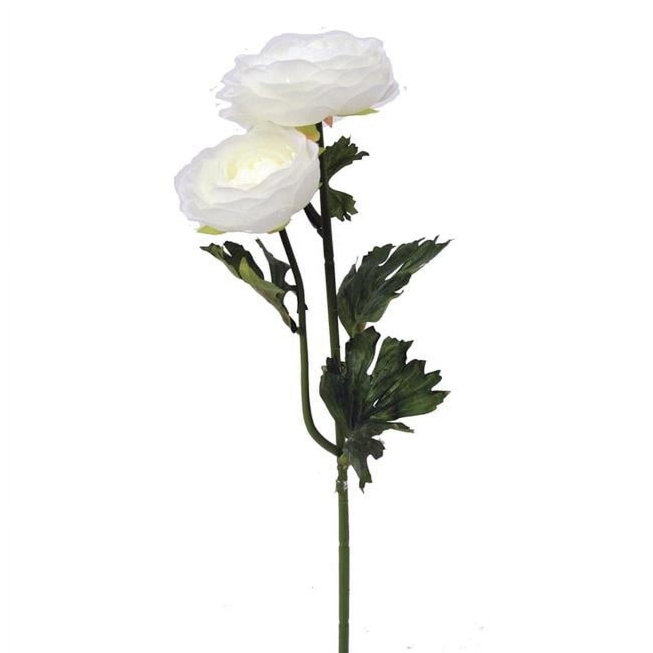 AI-FL3949CRW-Q01 Creamy White Ranunculus Artificial Flower - Walmart.com