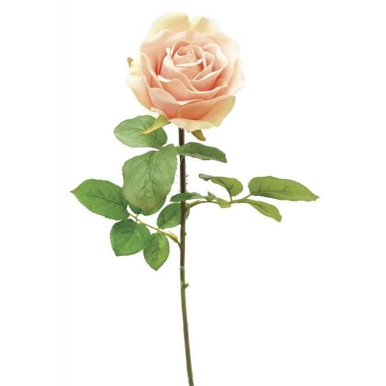AI-FL3952PNK-Q06 Pink Victoria Rose Artificial Flower - Set of 6 ...