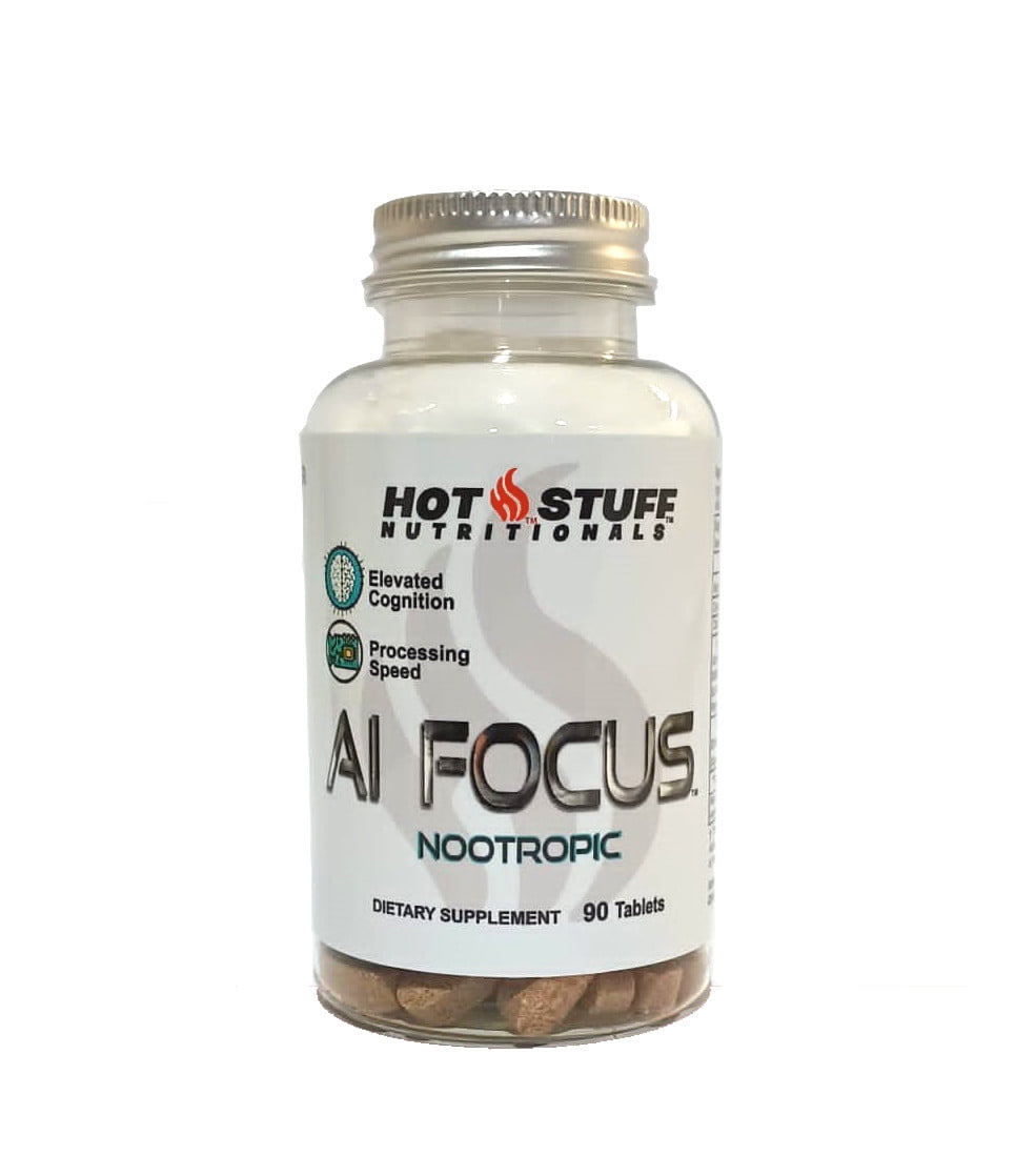 AI Focus from Hot Stuff Nutritionals - 90 Tablets. Potent Nootropic to enhance focus, cognitive ...
