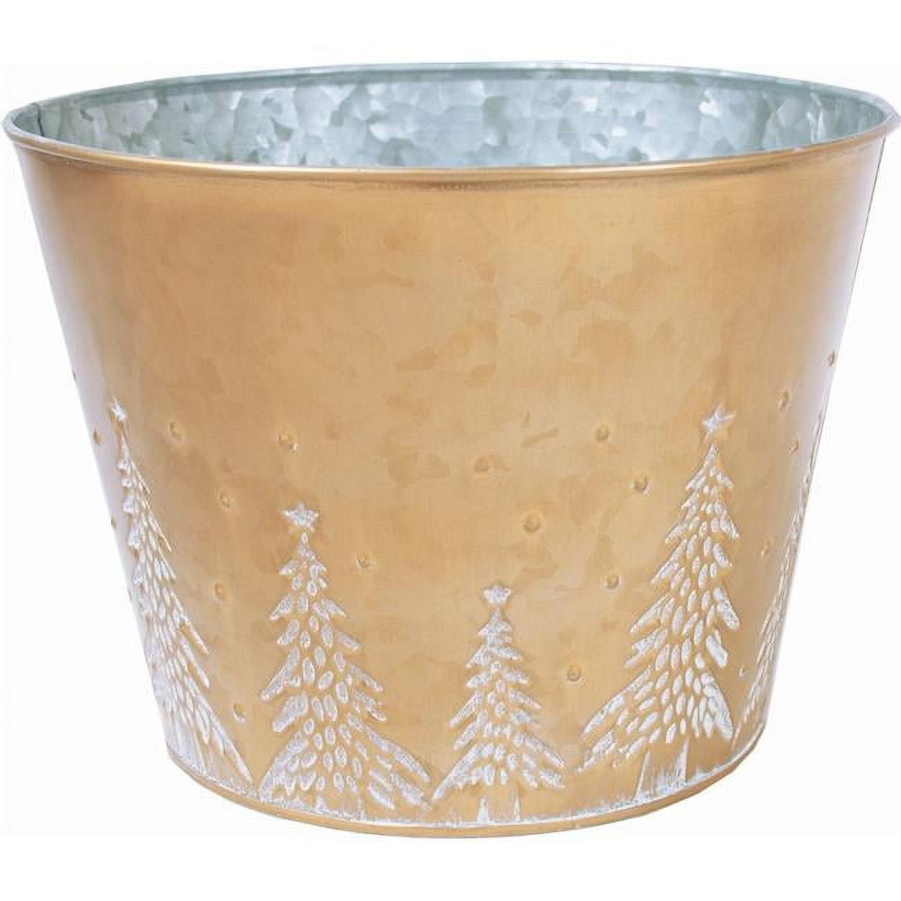 AI-GA3525GDT-Q06 Gold with White Trees Planter - Set of 6 - Walmart.com